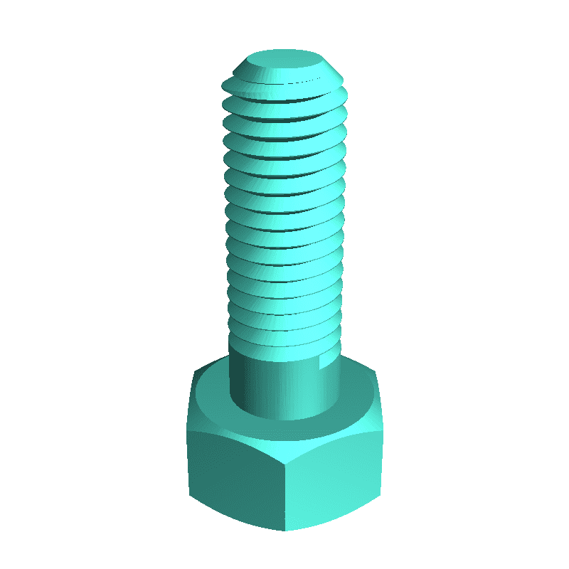 3D Printer Files | 3MF File | Screw M10. L30 | Creality Cloud