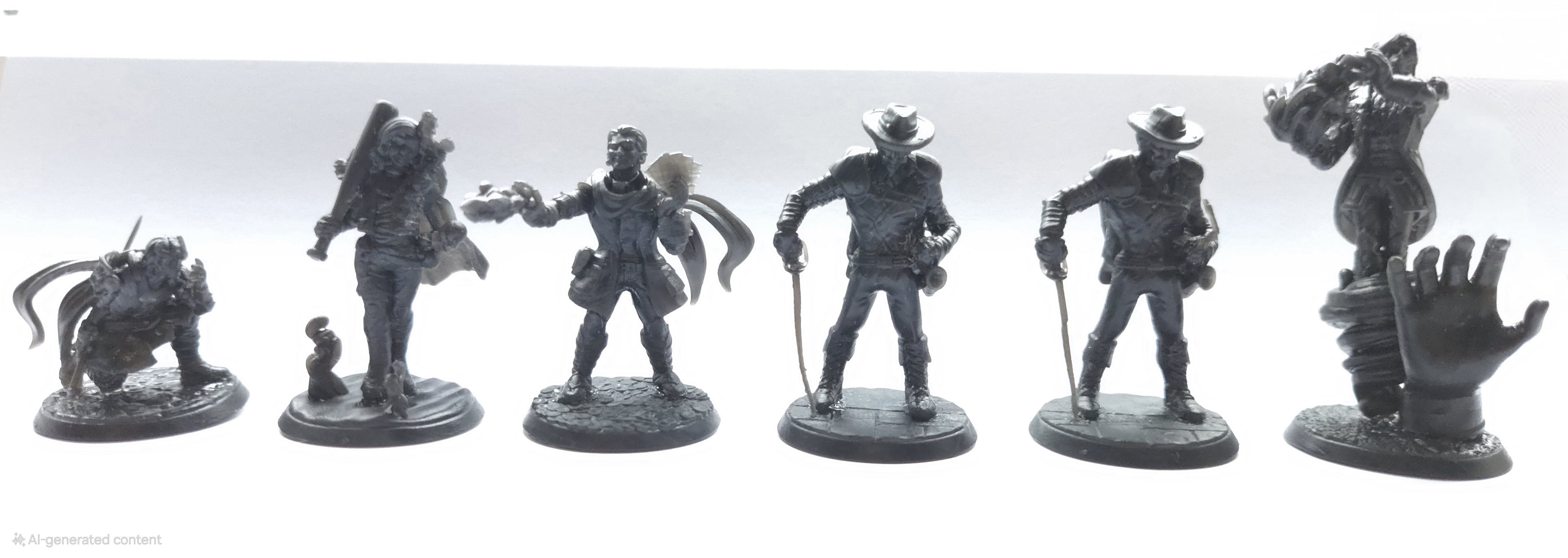 Custom DnD miniature prints done for a band of DnD rascals. etsy.com ...