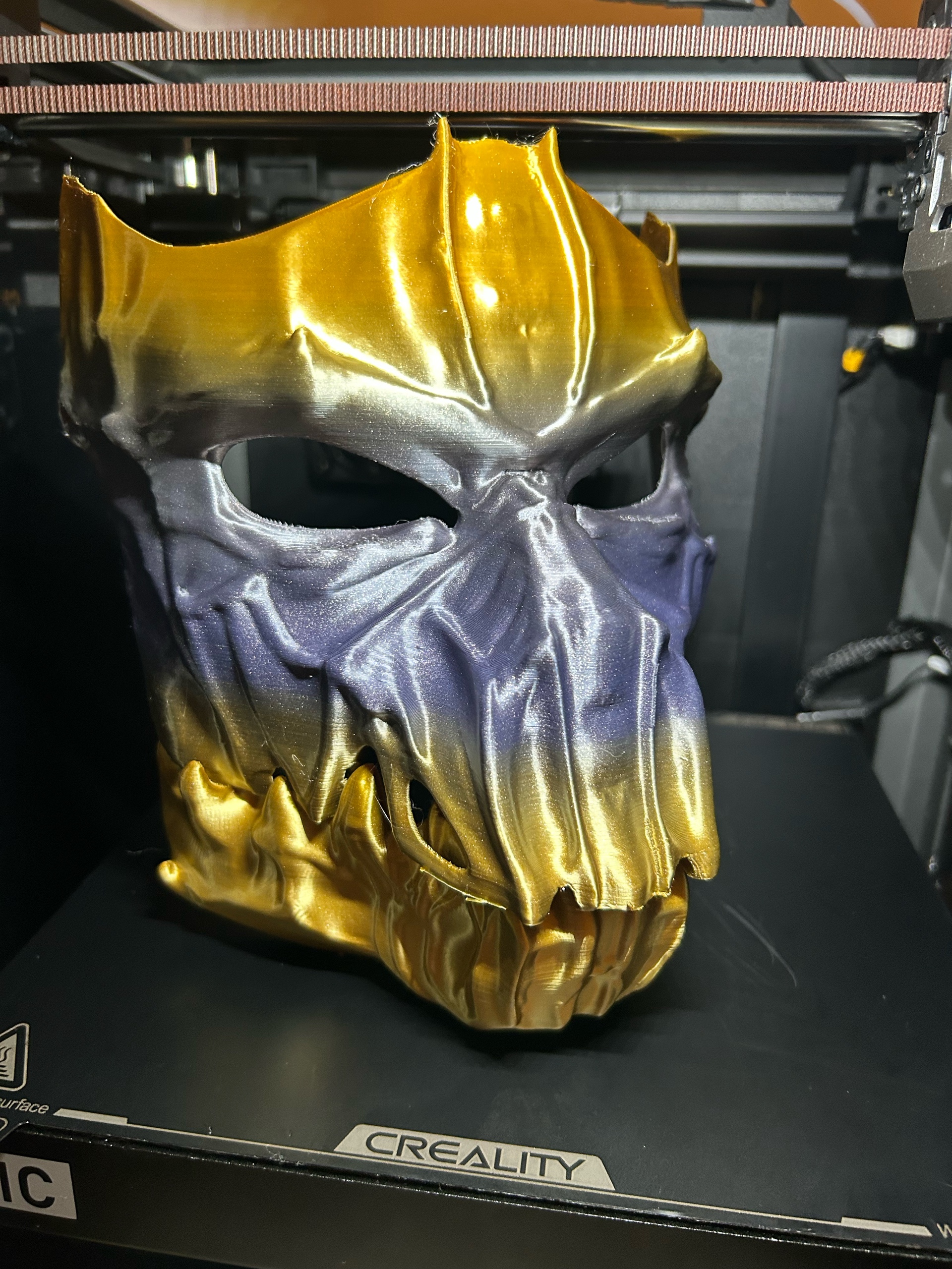 MASCARA OSCURA ! Great print came out amazing… Daughter’s looking scary !! | Creality Cloud