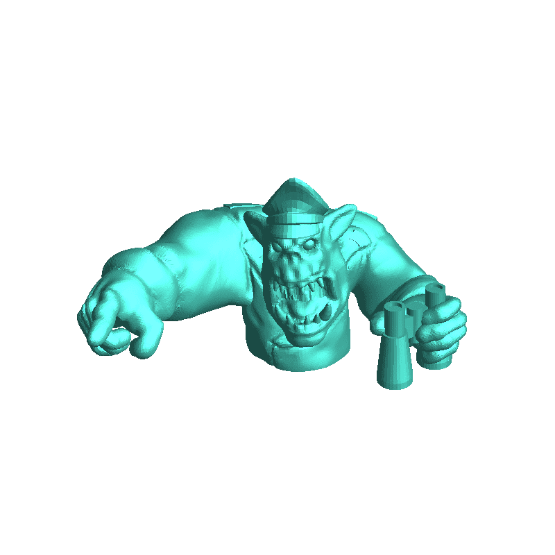 Free Miniature Games & Accessories STL Download - Ork Tank Commanderby ...