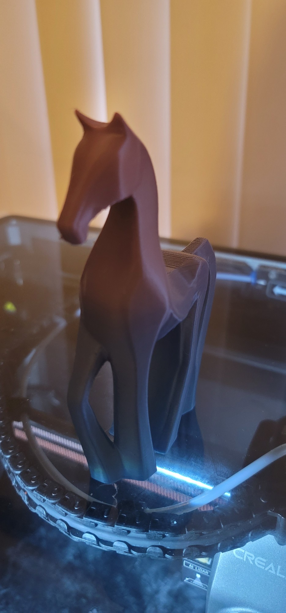 Easy print with supports. Looks really good with multi color | Creality Cloud