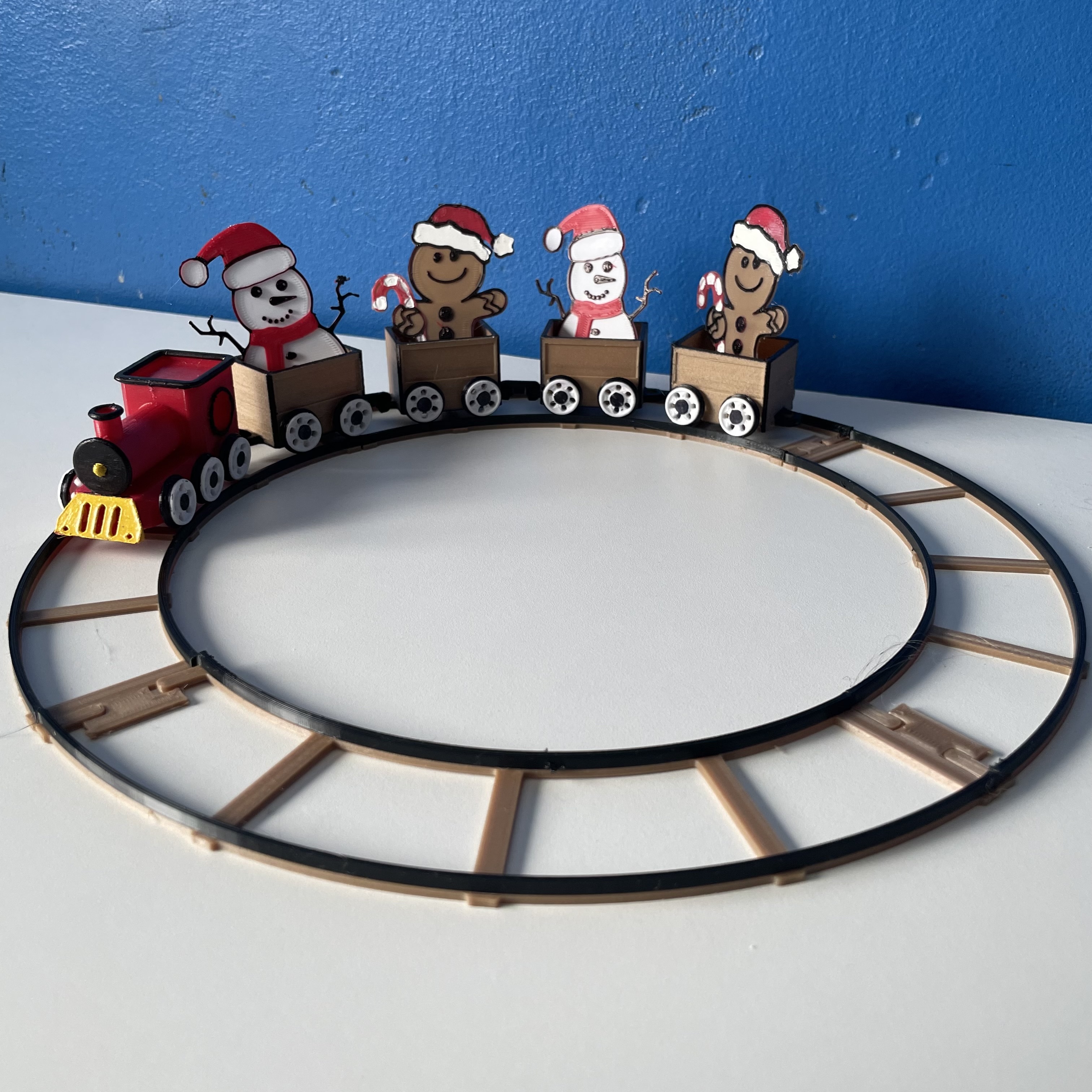 Santa Christmas Express train is a great decoration for under or around ...