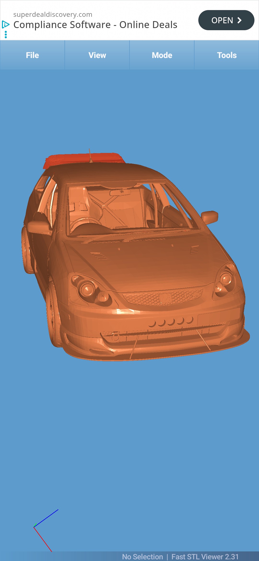3D Printer Files | 3MF File | HONDA CIVIC TYPE R EP3 | Creality Cloud