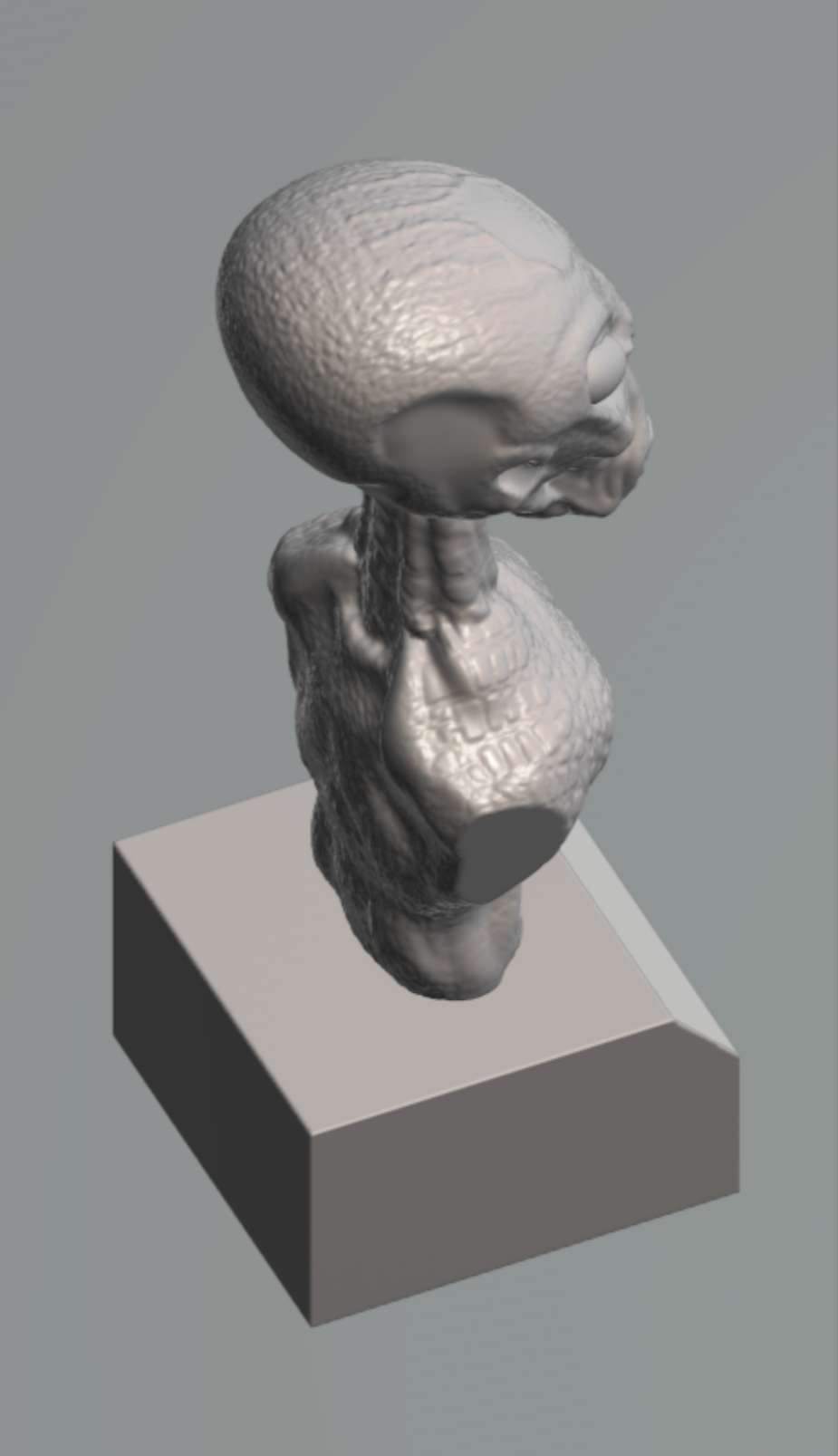 alien bust | 3D models download | Creality Cloud