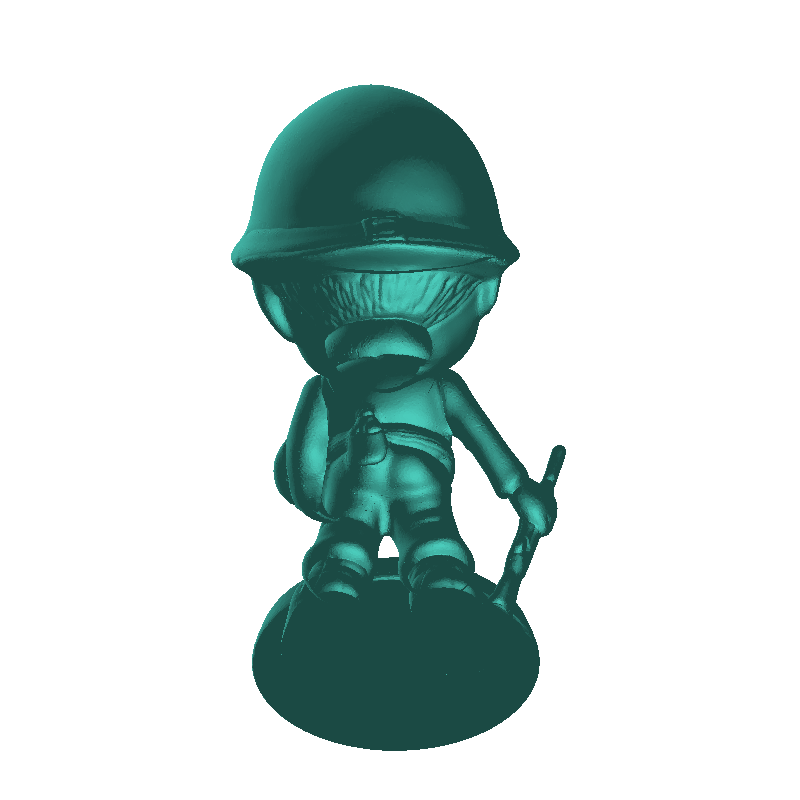 Characters & Creatures STL Download - Smiley Boy Statueby capnjim183