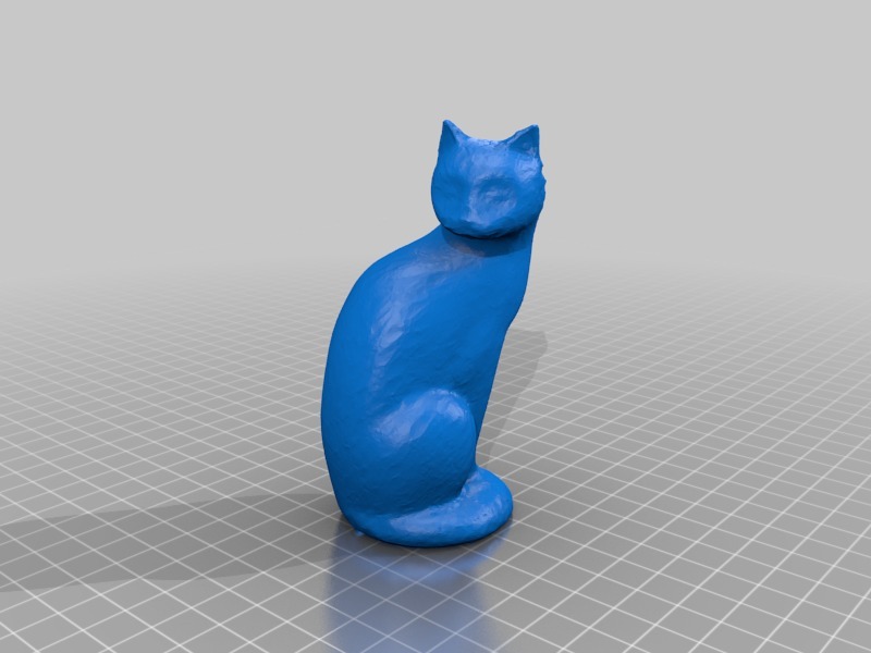 Free Sculptures & Artworks STL Download - Handpainted Cat by SMT_M 🦊