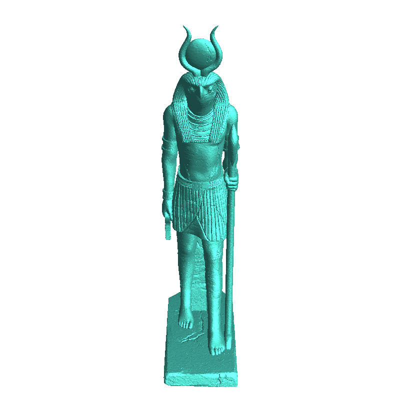Props & Terrain STL Download - Statue of Egyptian god Ra standing on ...