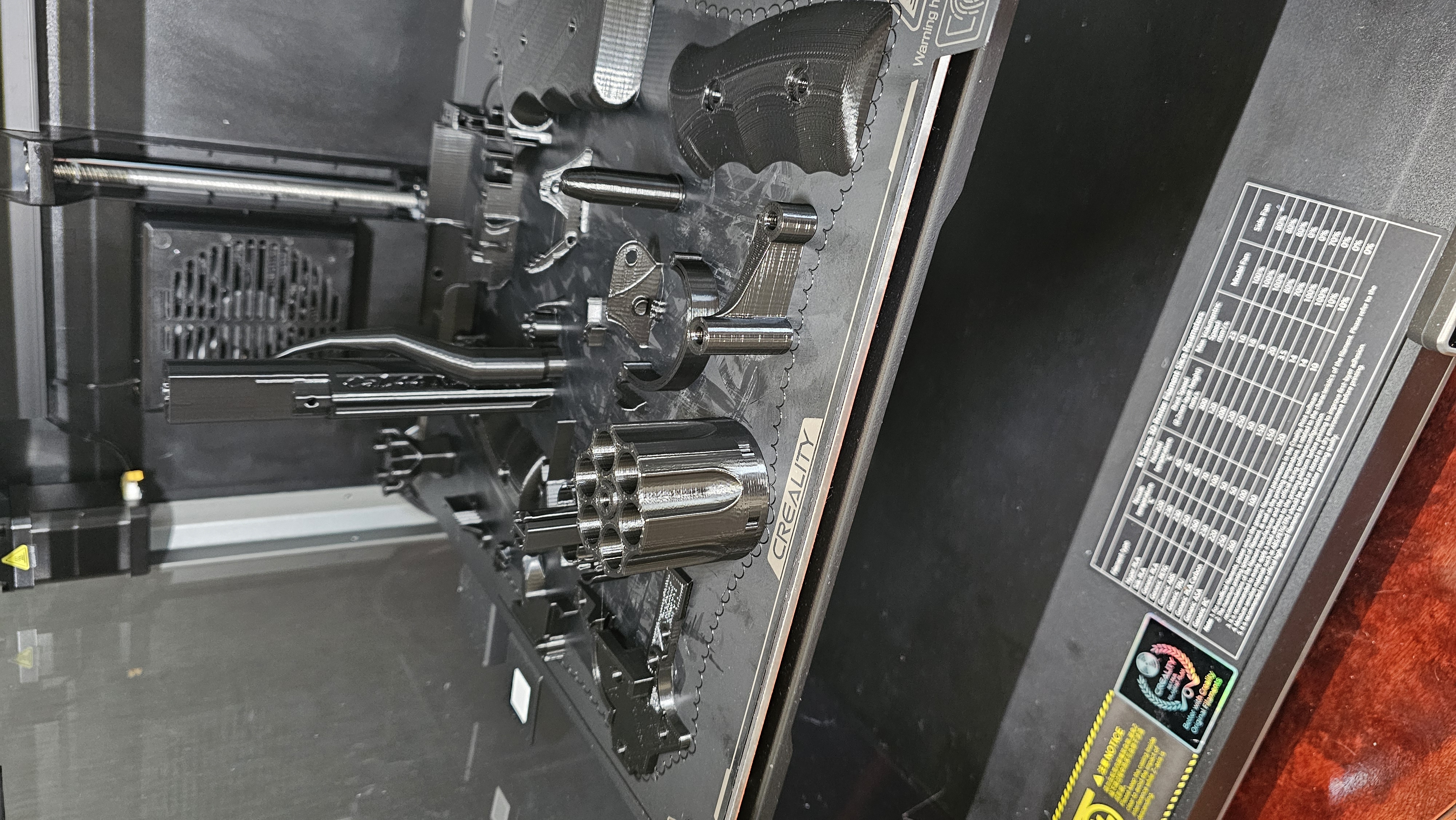 I printed this gun so that I can learn how to make parts that go ...