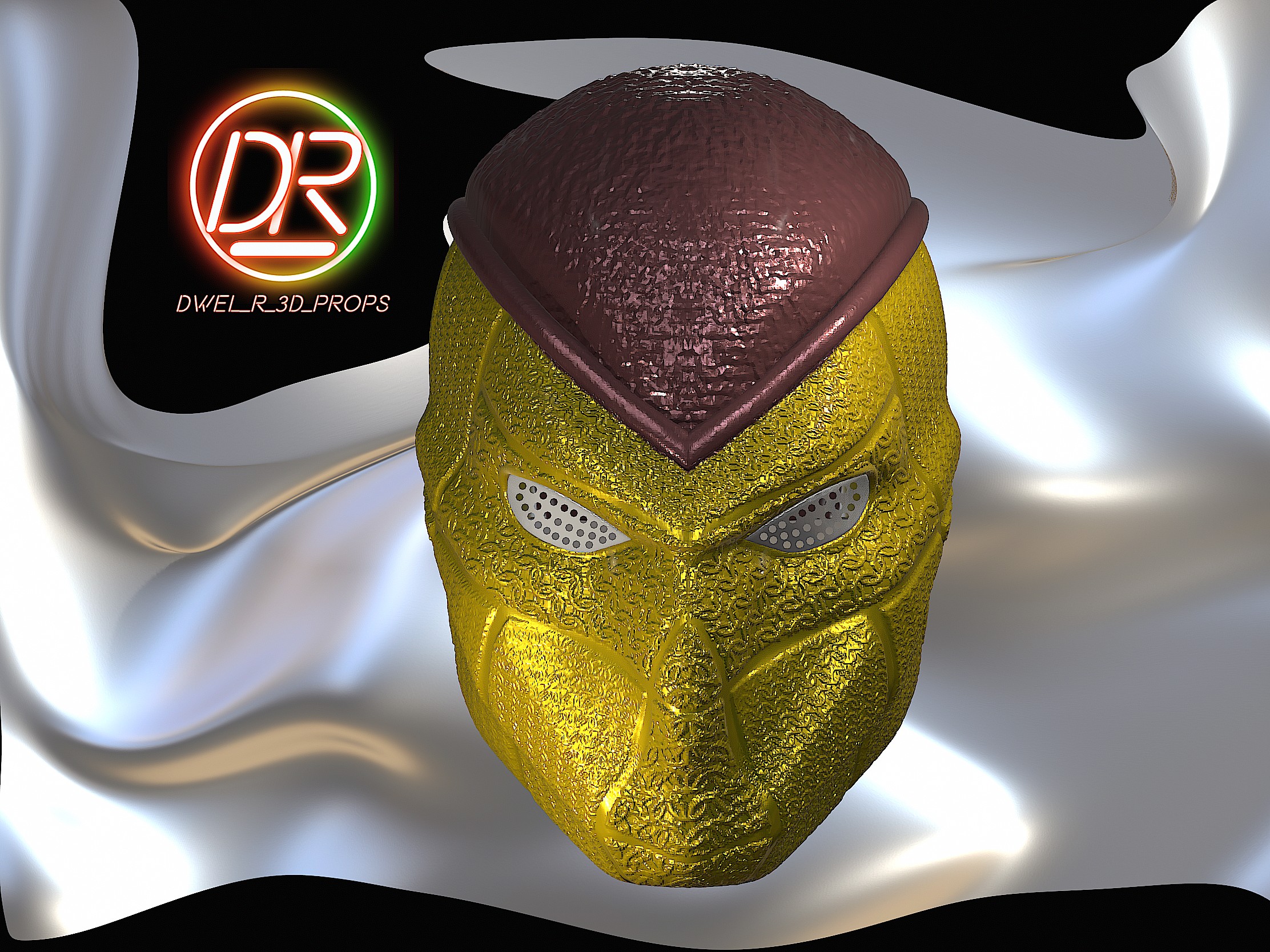 Cosplay STL Download - Shocker Helmet (Concept)by Dwel_R_3D_Props