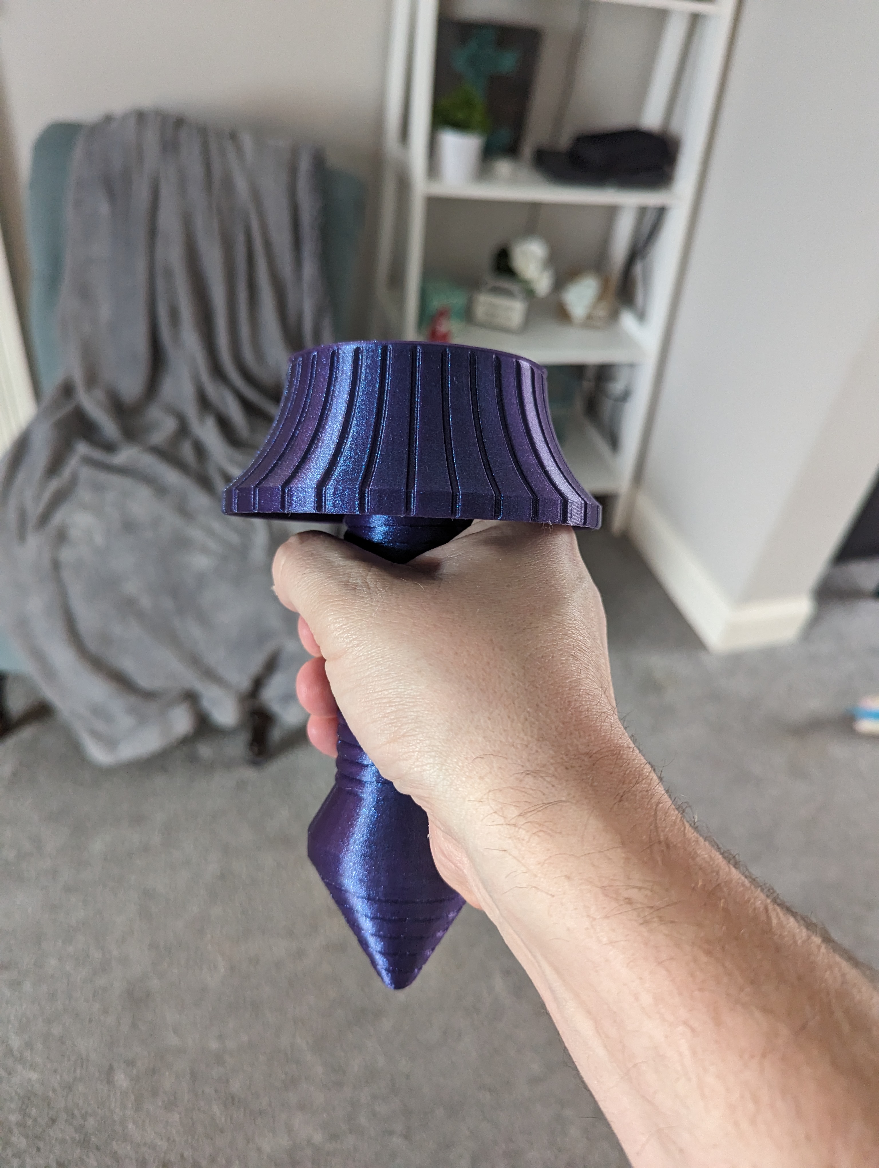 Used Flashforge Nebula Purple PLA and it came out great. Printed at ...