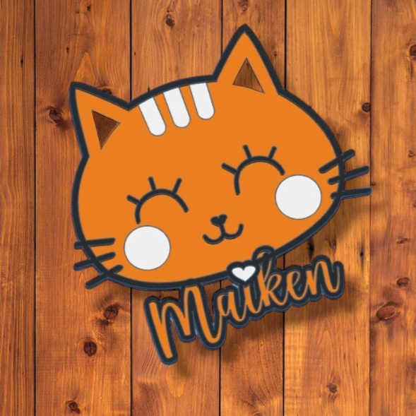 Cartel Maiken Gatito | 3D models download | Creality Cloud