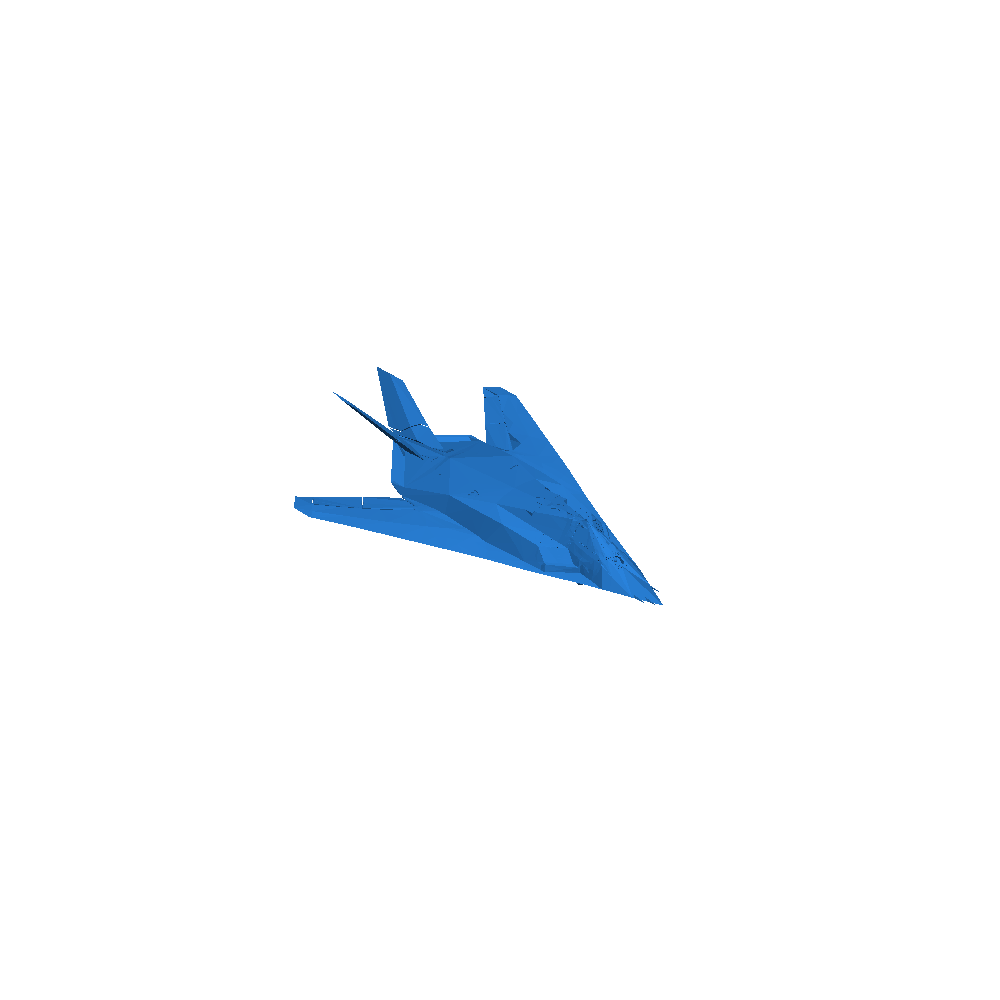 3D Printer Files | 3MF File | F-117 Stealth Fighter | Creality Cloud