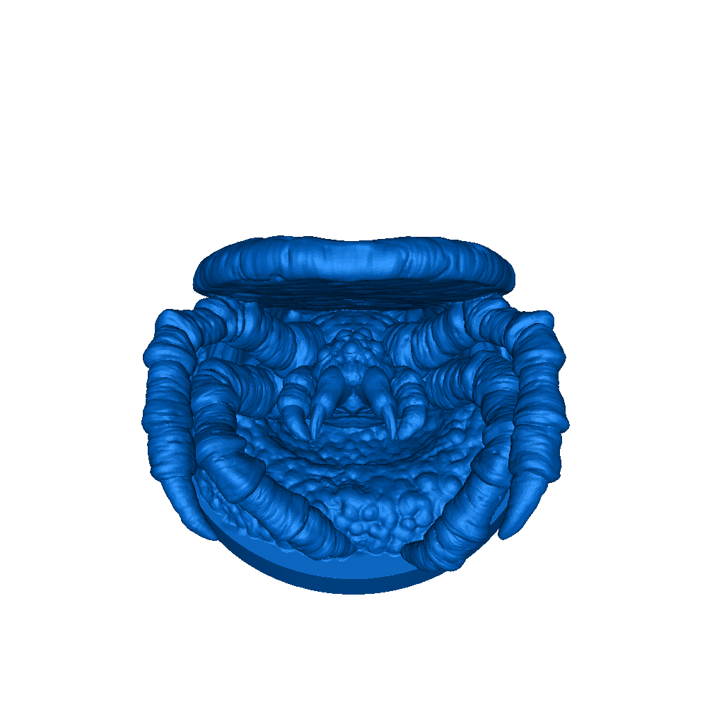 Free Characters & Creatures STL Download - trapdoor spider by Thomas Mcfall