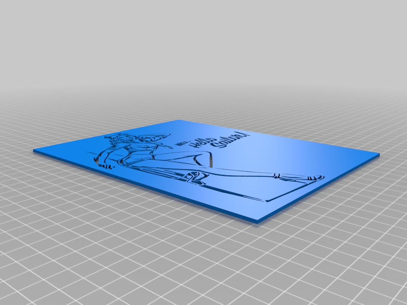 Free Digital Art STL Download - Sailor Girl stencilby SMT_M 🦊