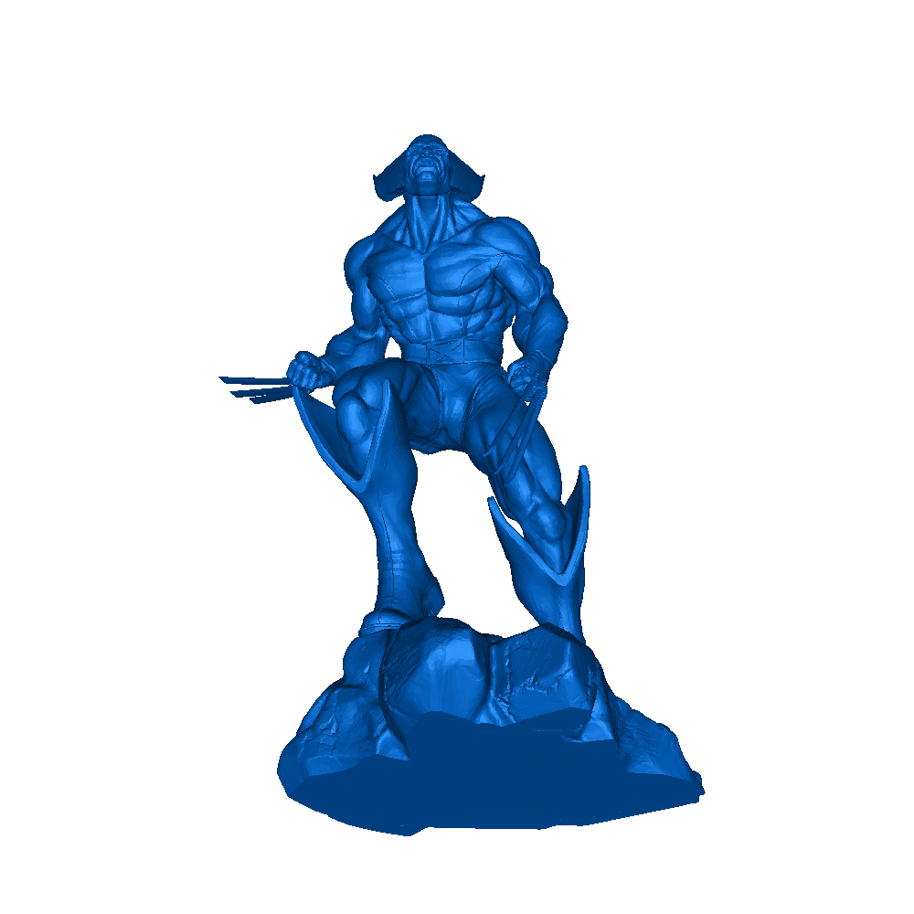 Free Characters & Creatures STL Download - Wolverineby Kaduana