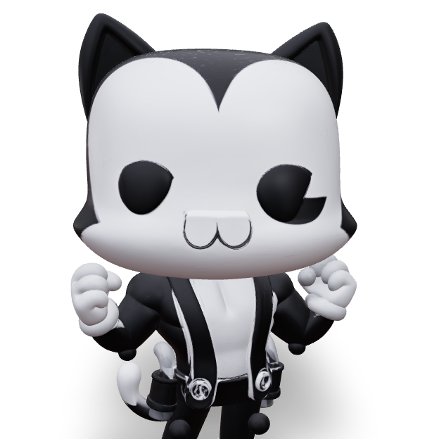 Characters & Creatures STL Descarga - fortnite Black cat chibis - Jean ...