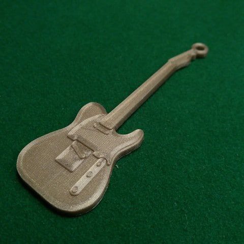 3D Printer Files | 3MF File | Guitar Keychain | Creality Cloud