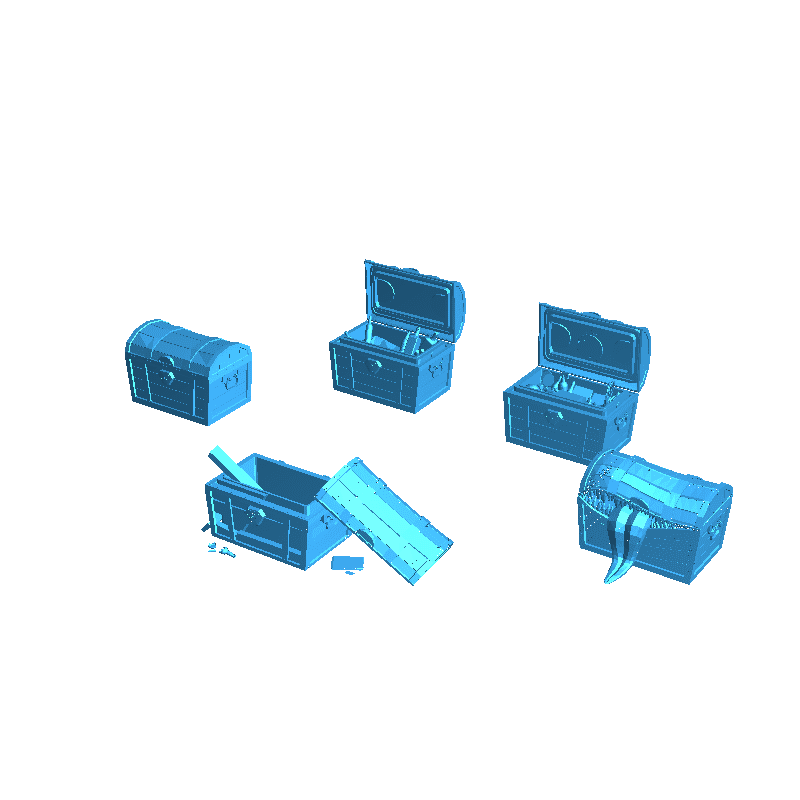 Free Other STL Download - various chests - dnd propsby SMT_M 🦊