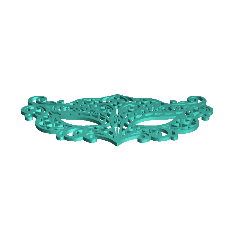 Free Jewelry & Accessories STL Download - lace maskby Escher the Owl
