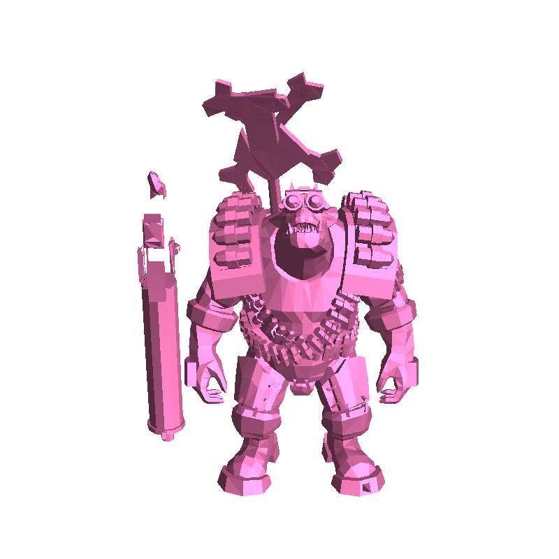 Free Miniatures STL Download - big shoota nob - T modelby SMT_M 🦊