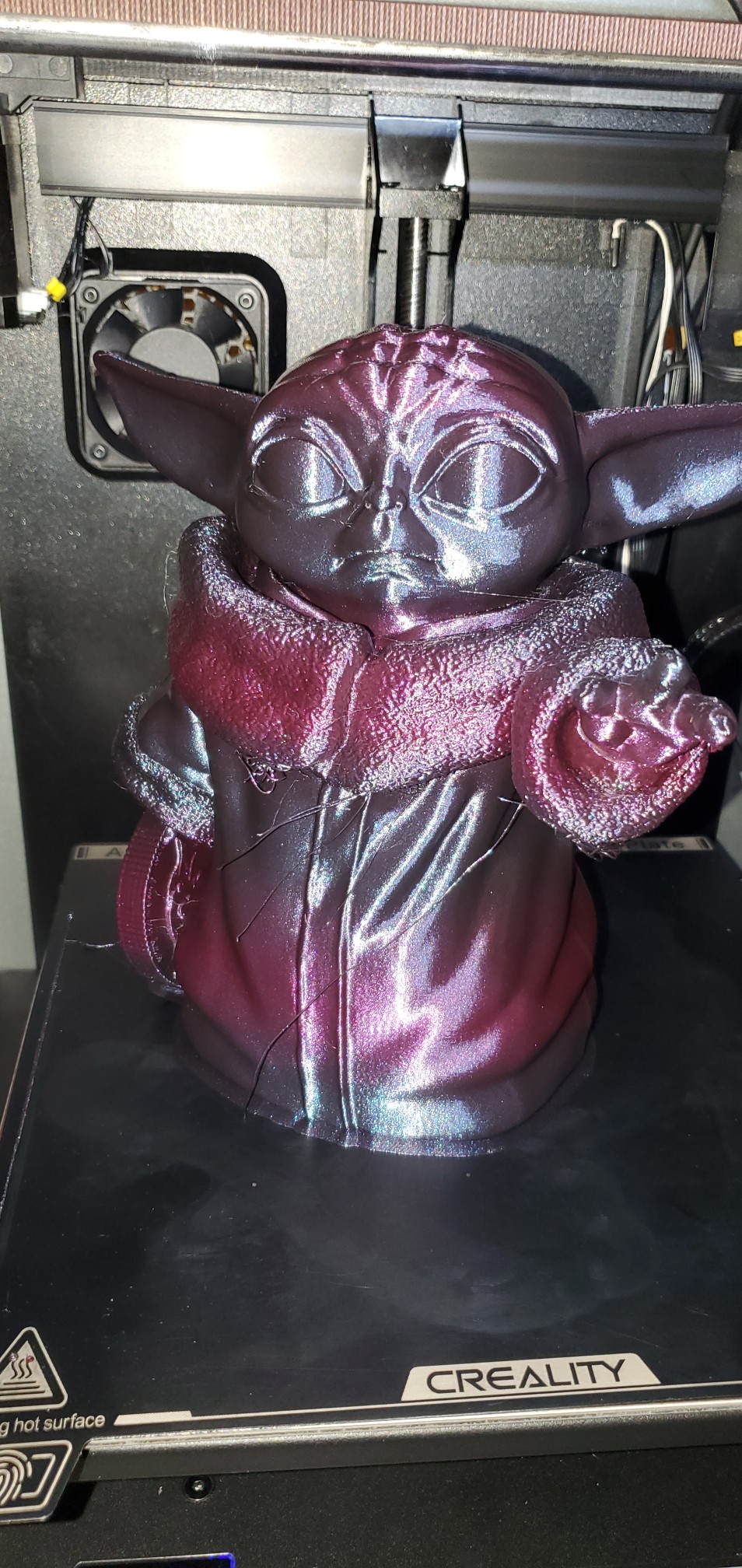 super cute print without support. I used black forge pla..love the colors on this print. it is ...