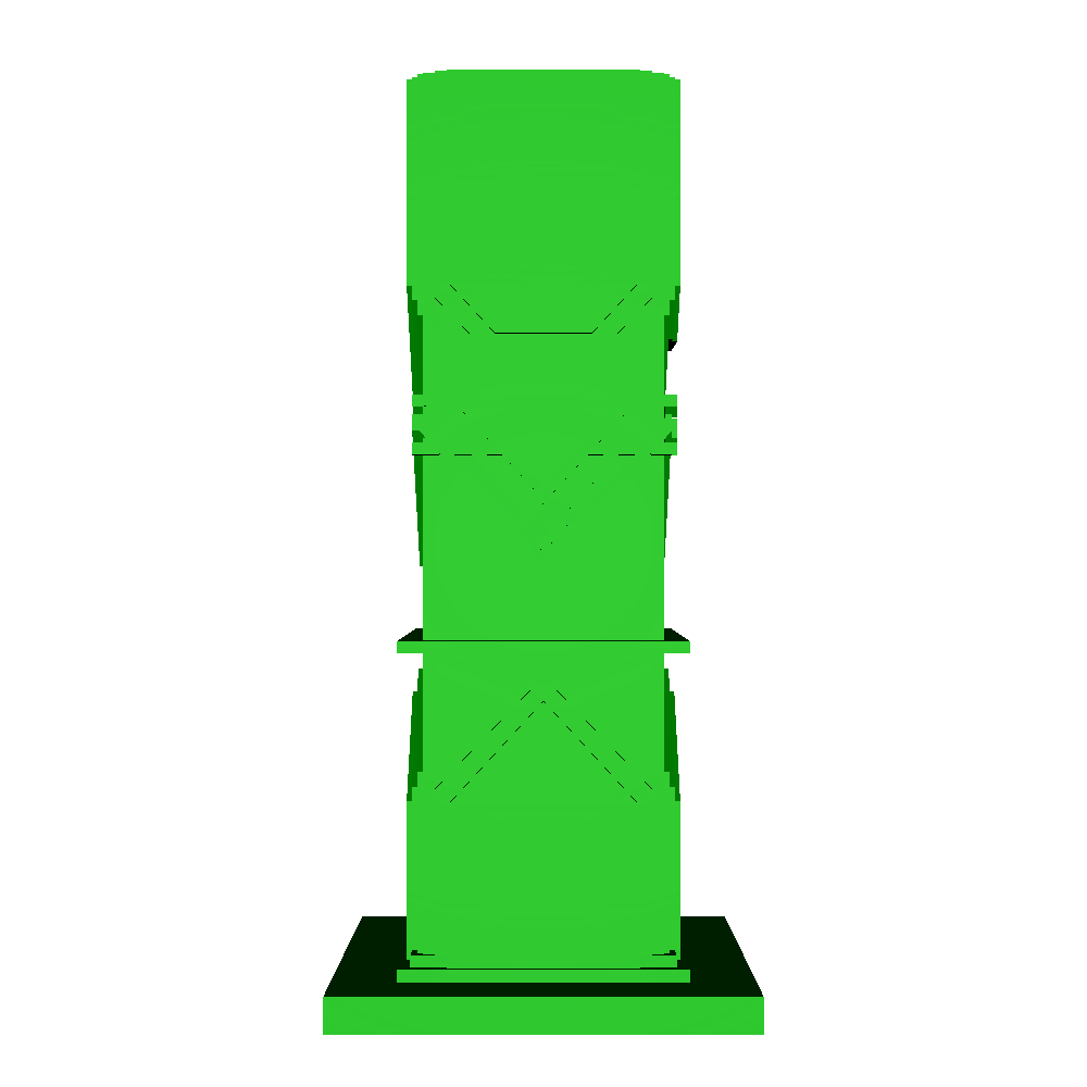 Props & Terrain STL Download - Dwarf column by Sir Robert
