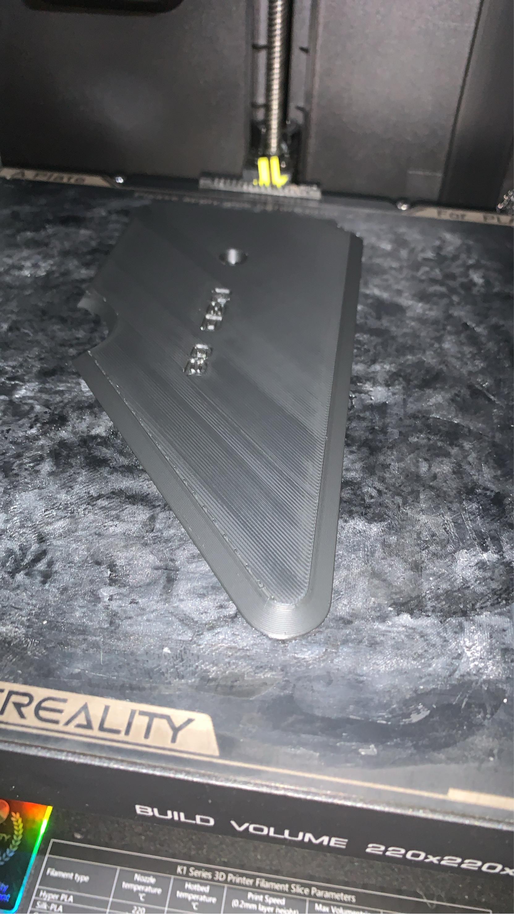 Settings Are Ok Printed Nice and smooth, Thanks. | Creality Cloud