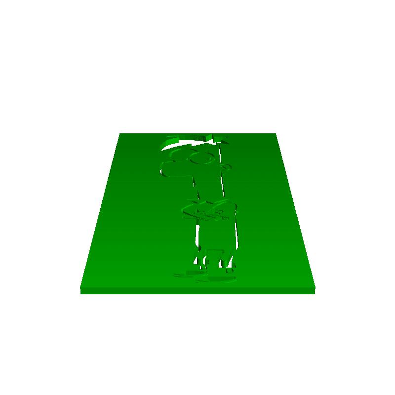 Ferb stencil | 3D models download | Creality Cloud