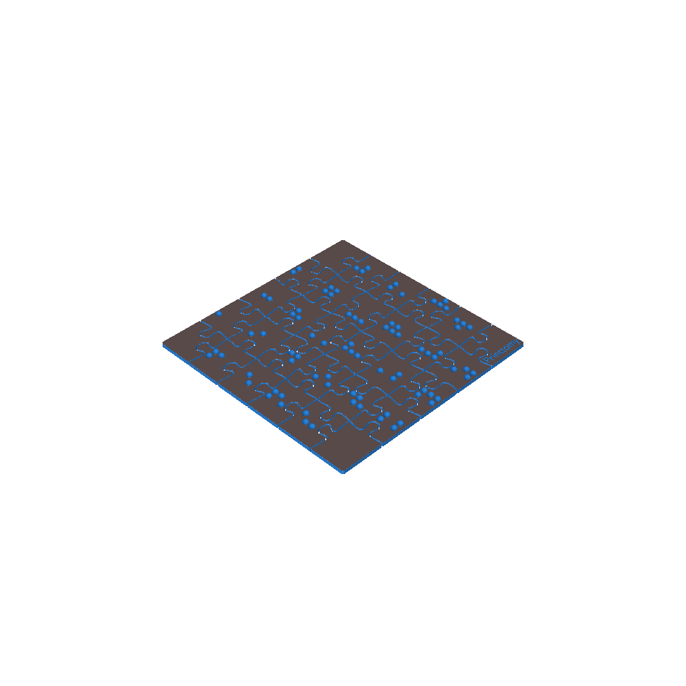 3D Printer Files | 3MF File | Puzzle for the blinds (Braille alphabet ...