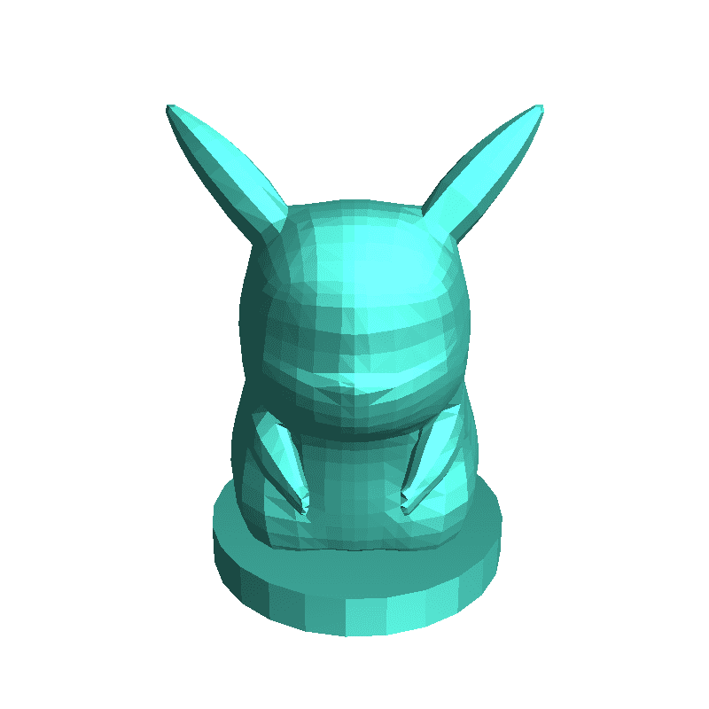 3D Printer Files | 3MF File | Pikachu | Creality Cloud