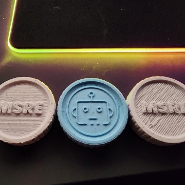 Just finished printing a unique set of checkers pieces using marble ...