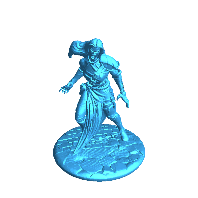 Other STL Download - Female Vampire Rogueby M3DM