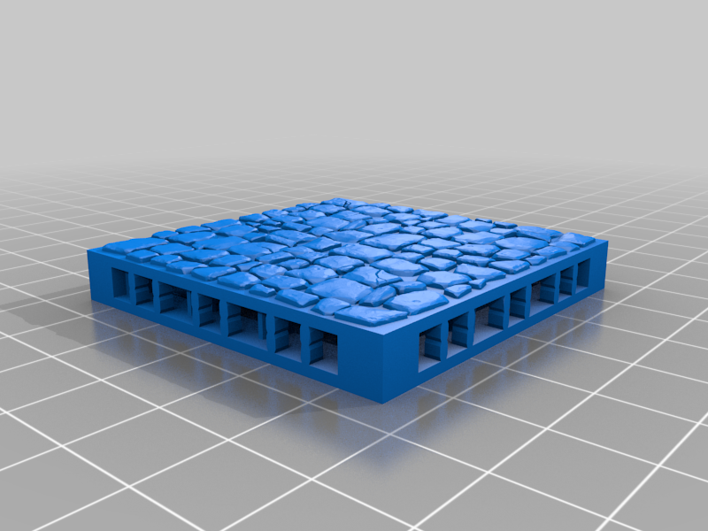 3D Printer Files | 3MF File | Stone floor tile | Creality Cloud