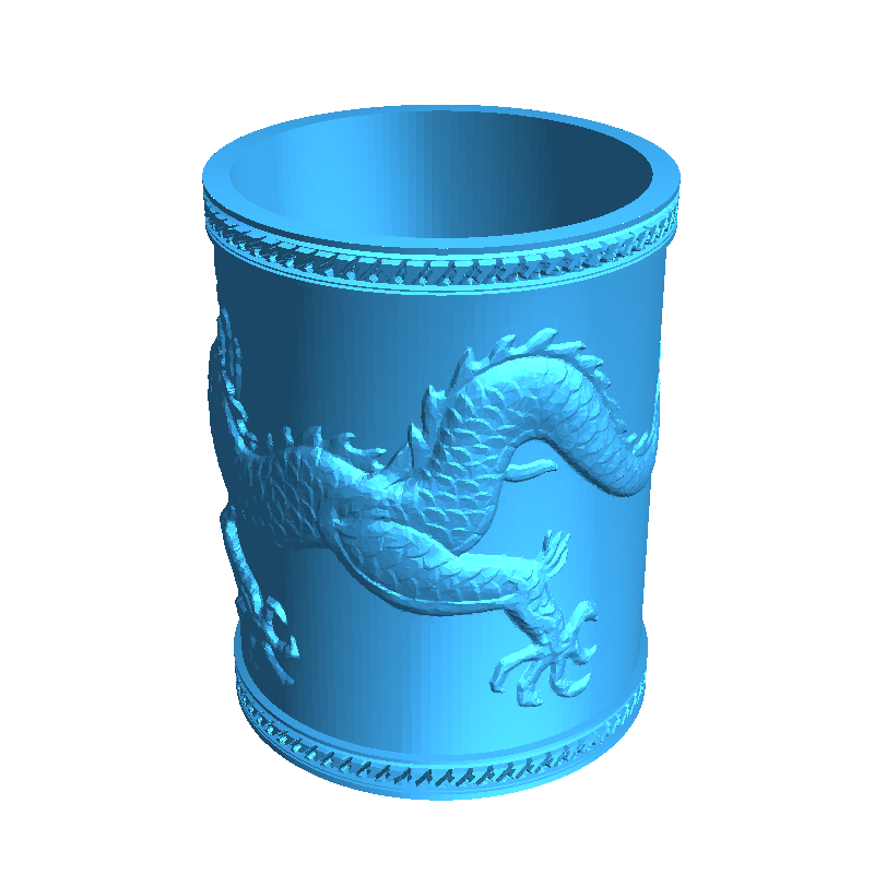 Free Sculptures & Artworks STL Download - Dragon pot by Eddyohh