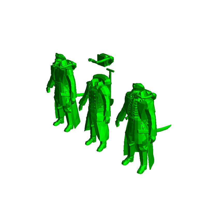 various imperial guard regiments and loadouts | 3D models download ...