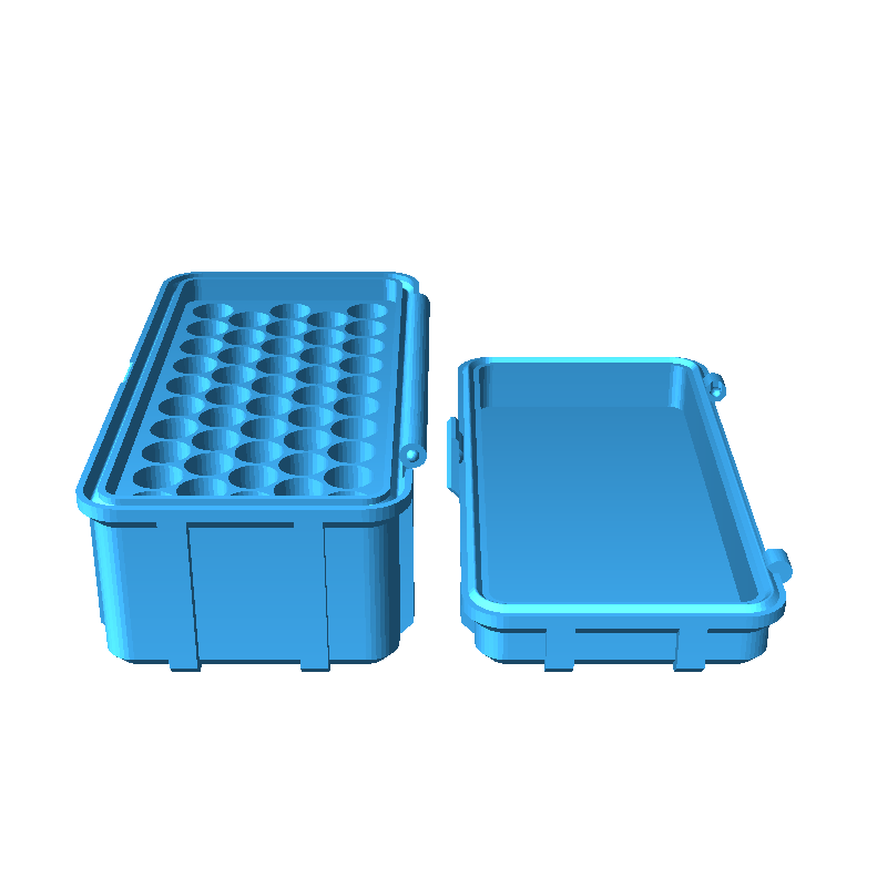 Another successful print finished a AAA Battery box to go with the AA ...