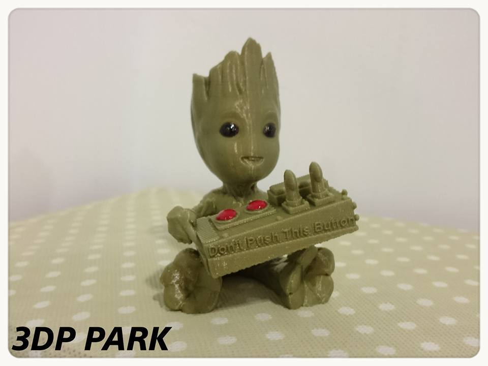 Baby Groot 5-1 (Don't Push This Button) | 3D models download | Creality ...