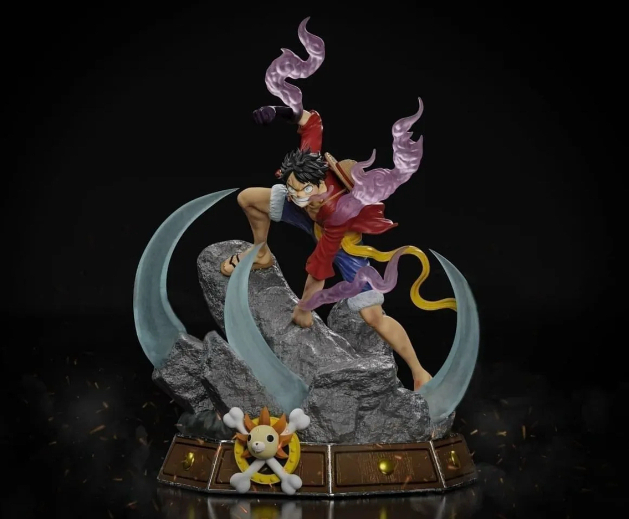 Characters & Creatures STL Download - Luffy One Piece 3d Modelby DEETCH