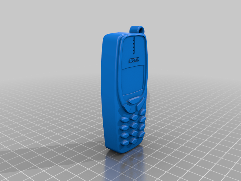 Classic Nokia Phone Keychain | 3D models download | Creality Cloud