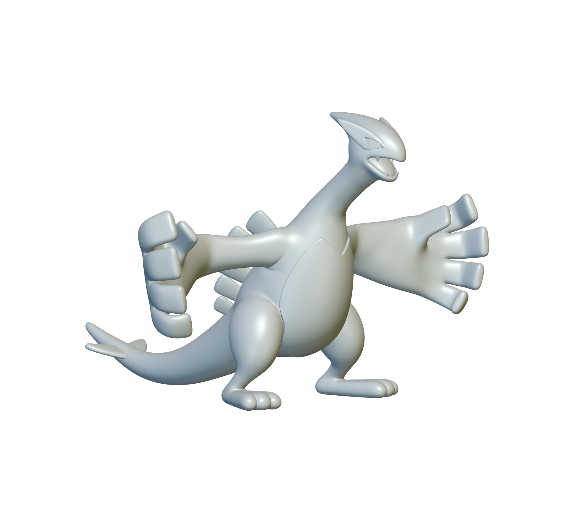 Pokemon Lugia #249 - Ready for 3D Printing! | 3D models download ...