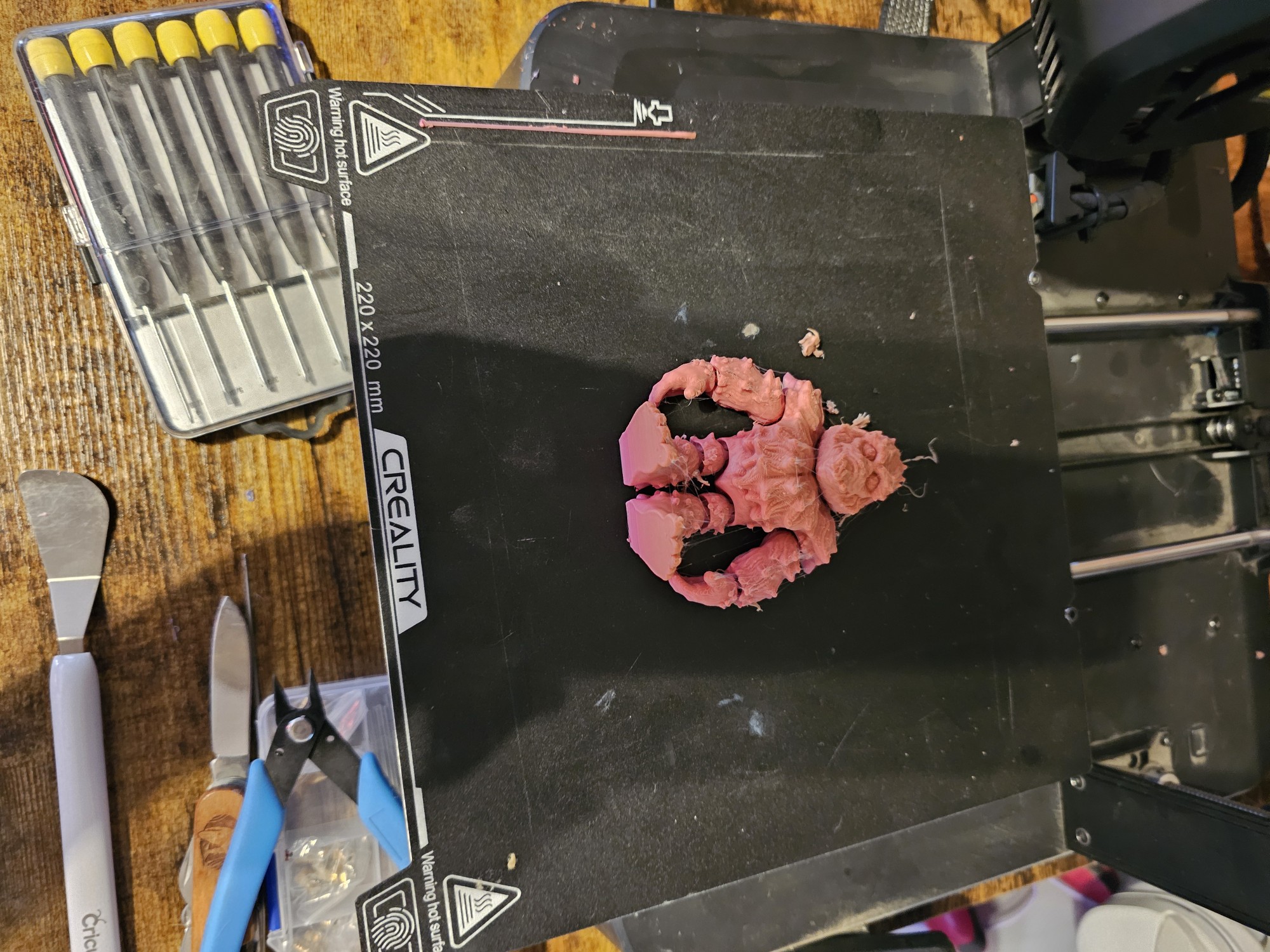 good print once I turned the nozzle temp down | Creality Cloud