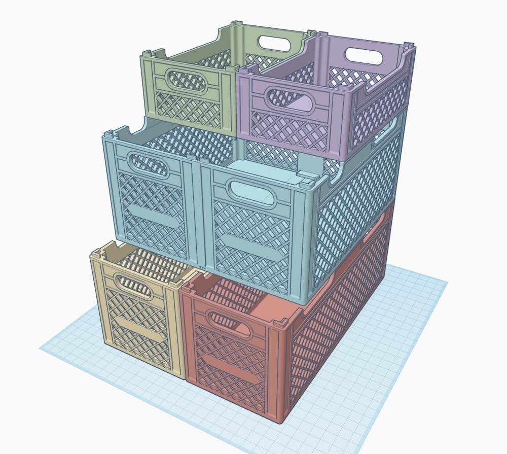 Stackable Crate (large) | 3D models download | Creality Cloud