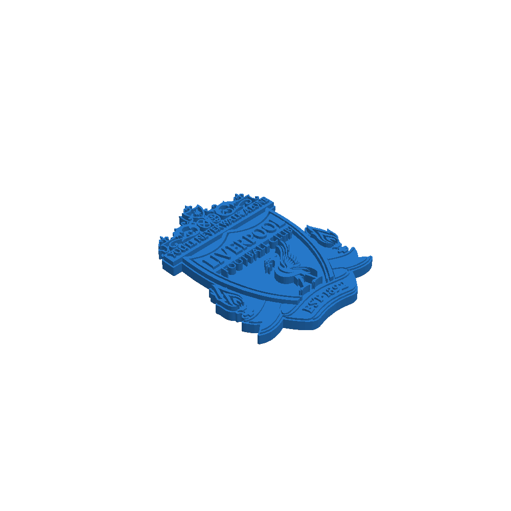 3D Printer Files | 3MF File | Liverpool Football Club Logo 2 models ...