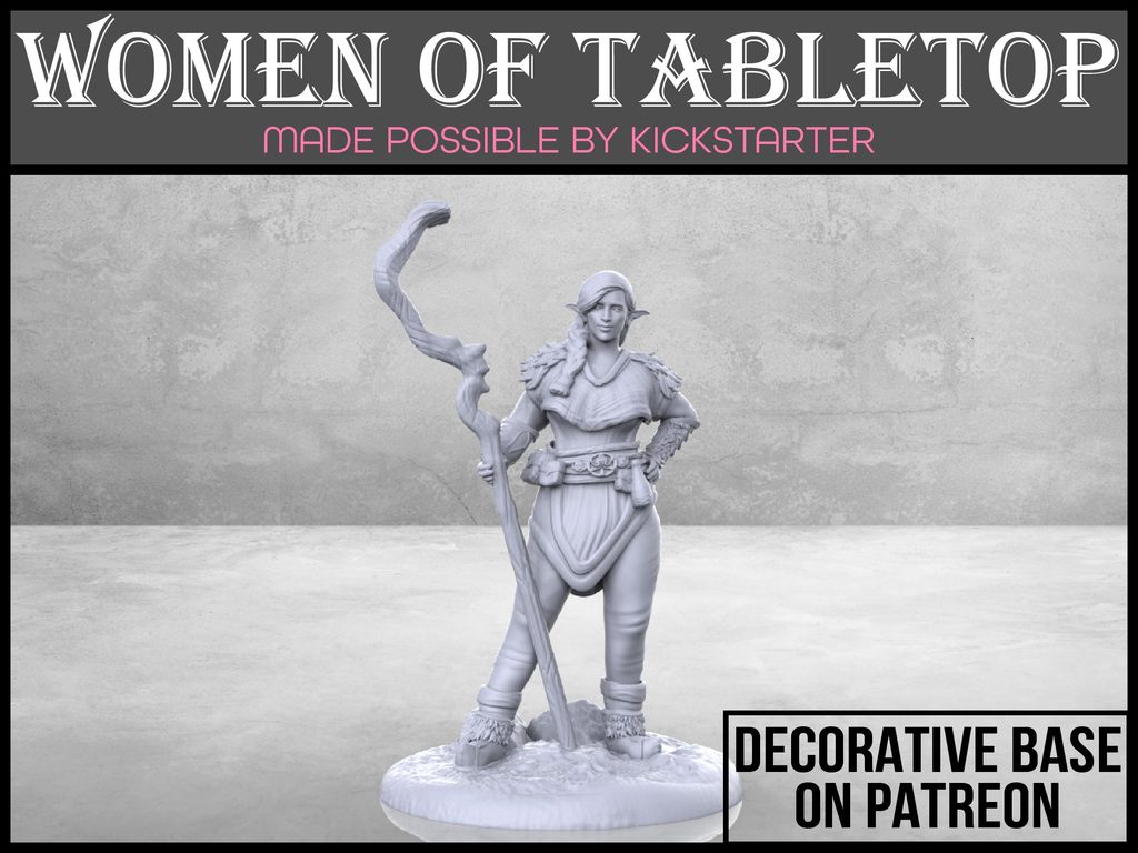 Firbolg Druid - Tabletop Miniature | 3D models download | Creality Cloud