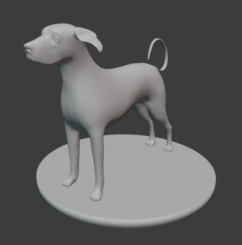 German Dog | 3D models download | Creality Cloud