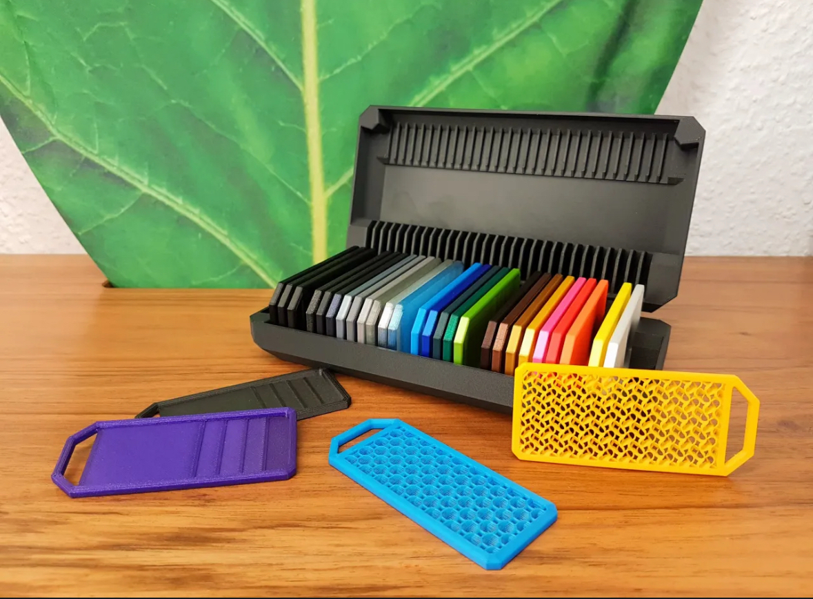 3D Printer Files | 3MF File | Filament Swatch Samples and Case ...