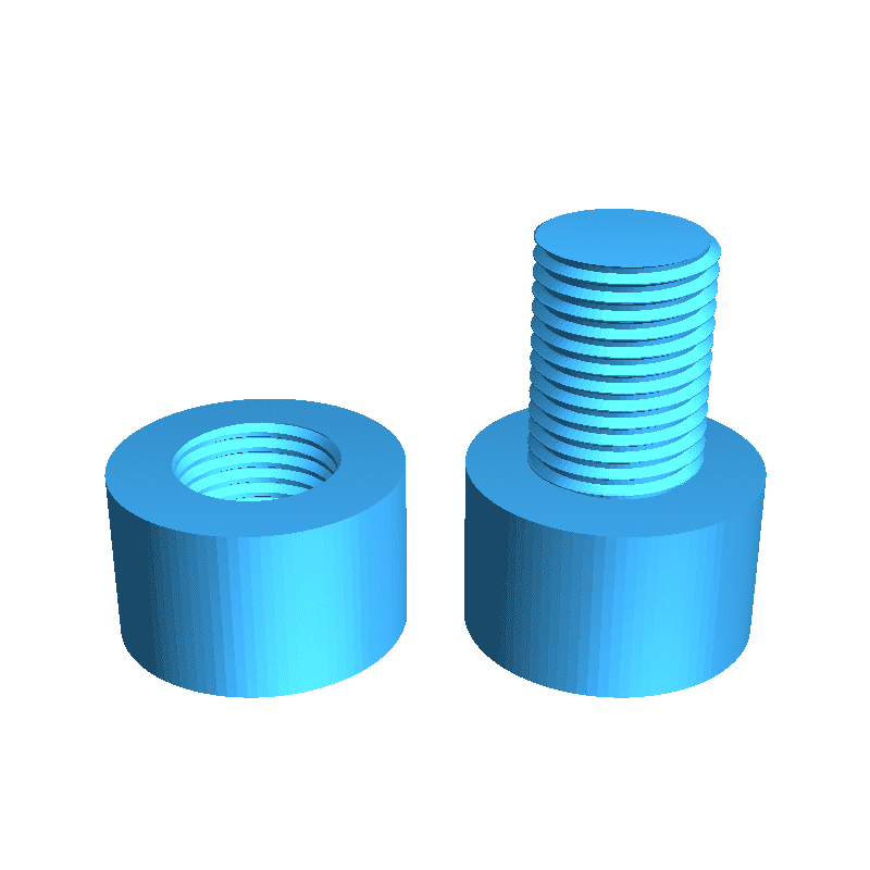 Free Tools & Spare Parts STL Download - m15 x 20mm rounded nut and ...