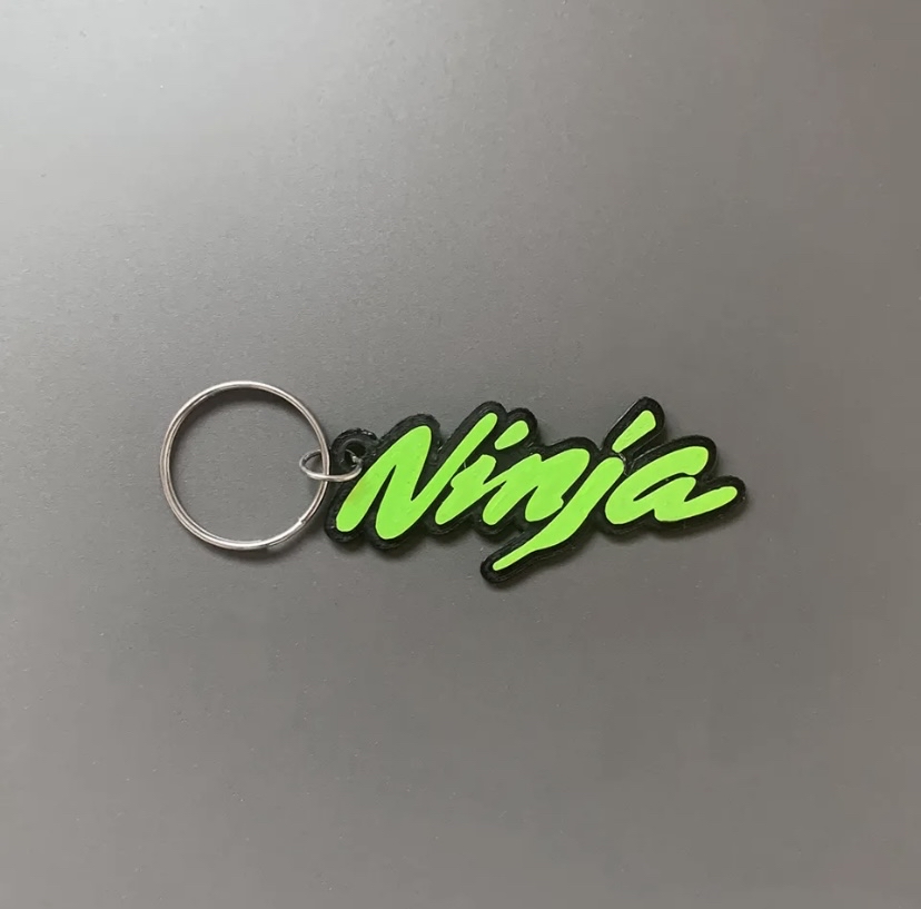 Jewelry & Accessories STL Download - Kawasaki Ninja keychainby Gilles3D