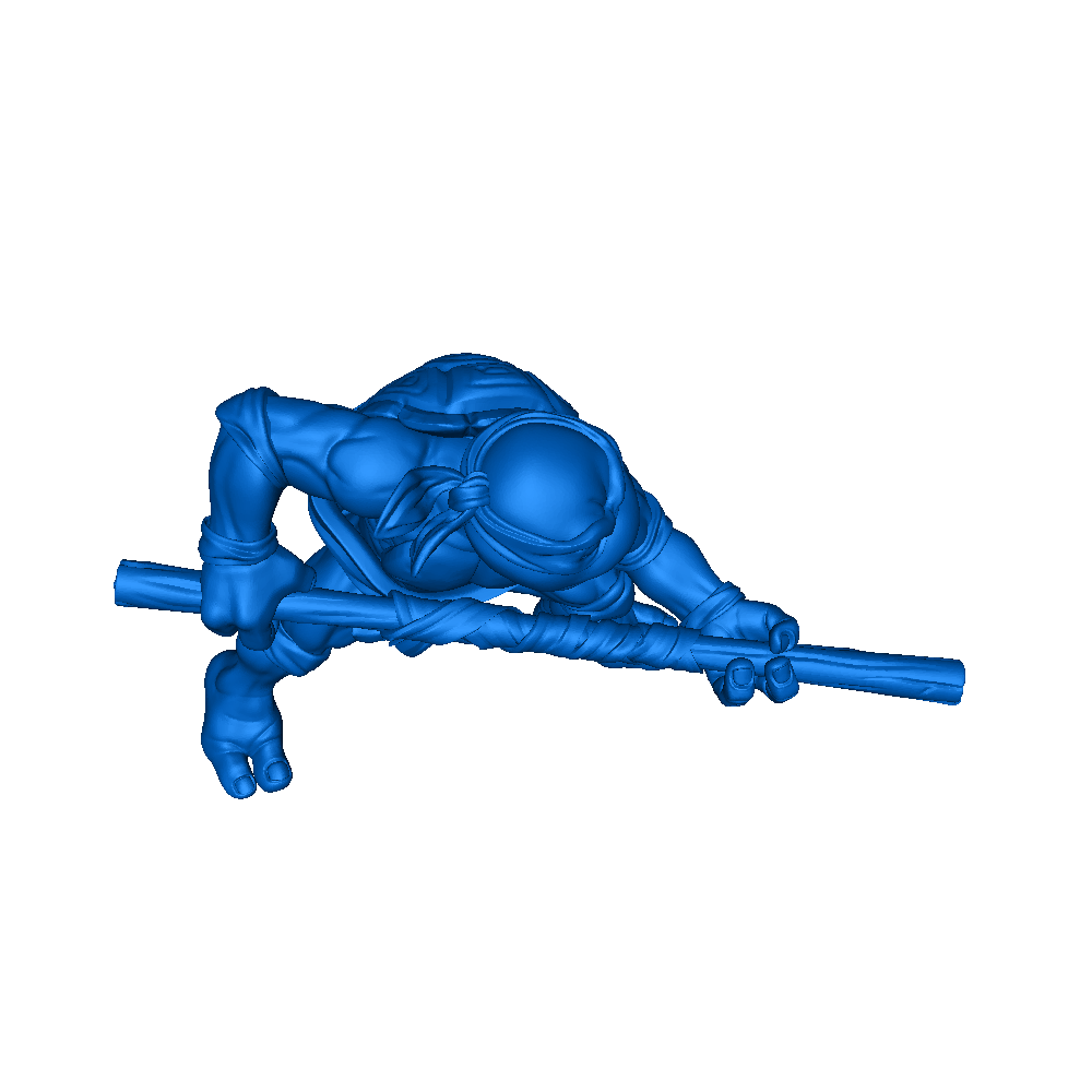 Free Characters & Creatures STL Download - TMNTby Finsh Awm