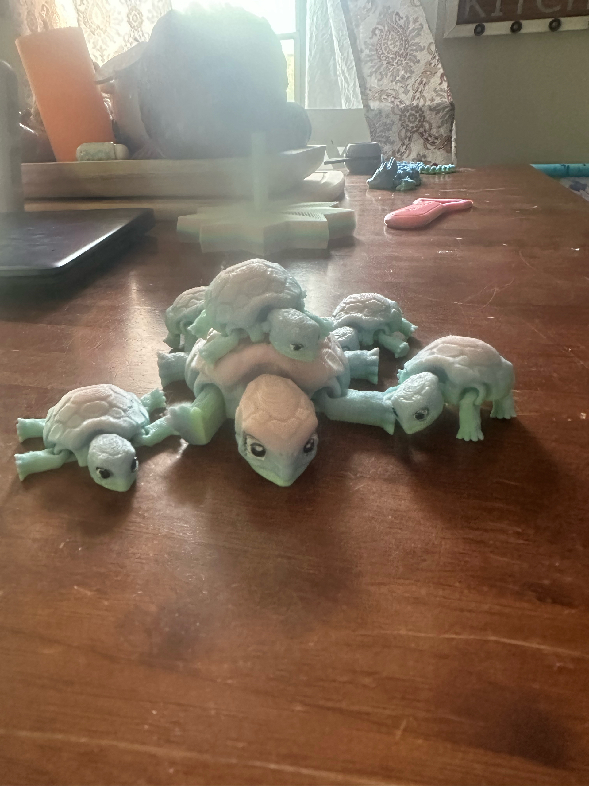 My kids love turtles so we decided to make a family. The only problem ...